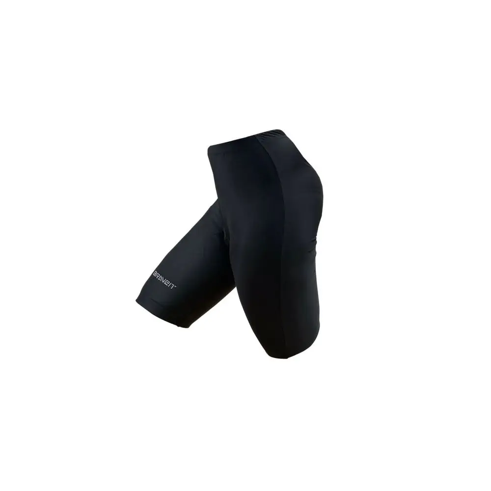 Brave Energy Women’s Shorts | Black Coolmax Lycra, Grippers ...