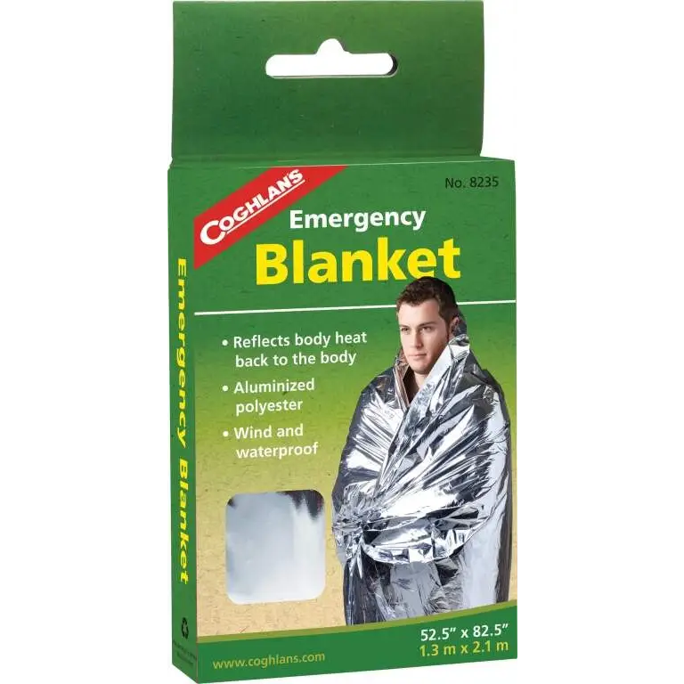 Coghlans Emergency Blanket | Aluminized, Lightweight & Waterproof
