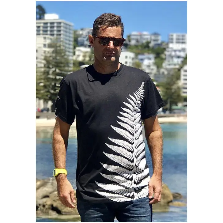 Moana Road Fern T Shirt Black XL | Keep Cool and Stylish