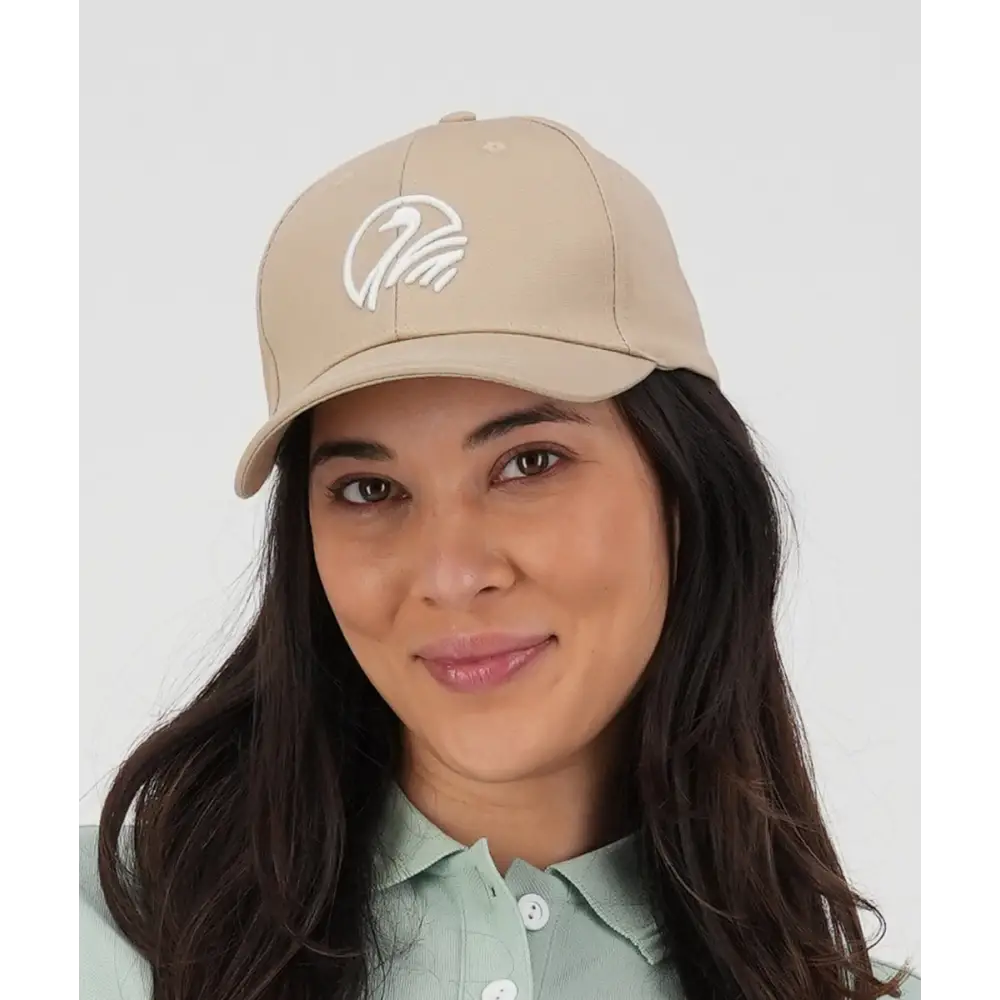 Logo Cap Pebble - 100% Cotton Canvas with Centre Front Embroidery