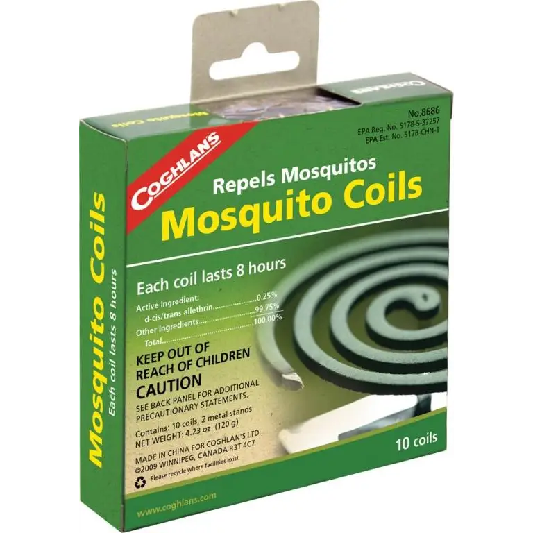 Effective Mosquito Coils (10 Count) for Repelling and Killing Mosquitos