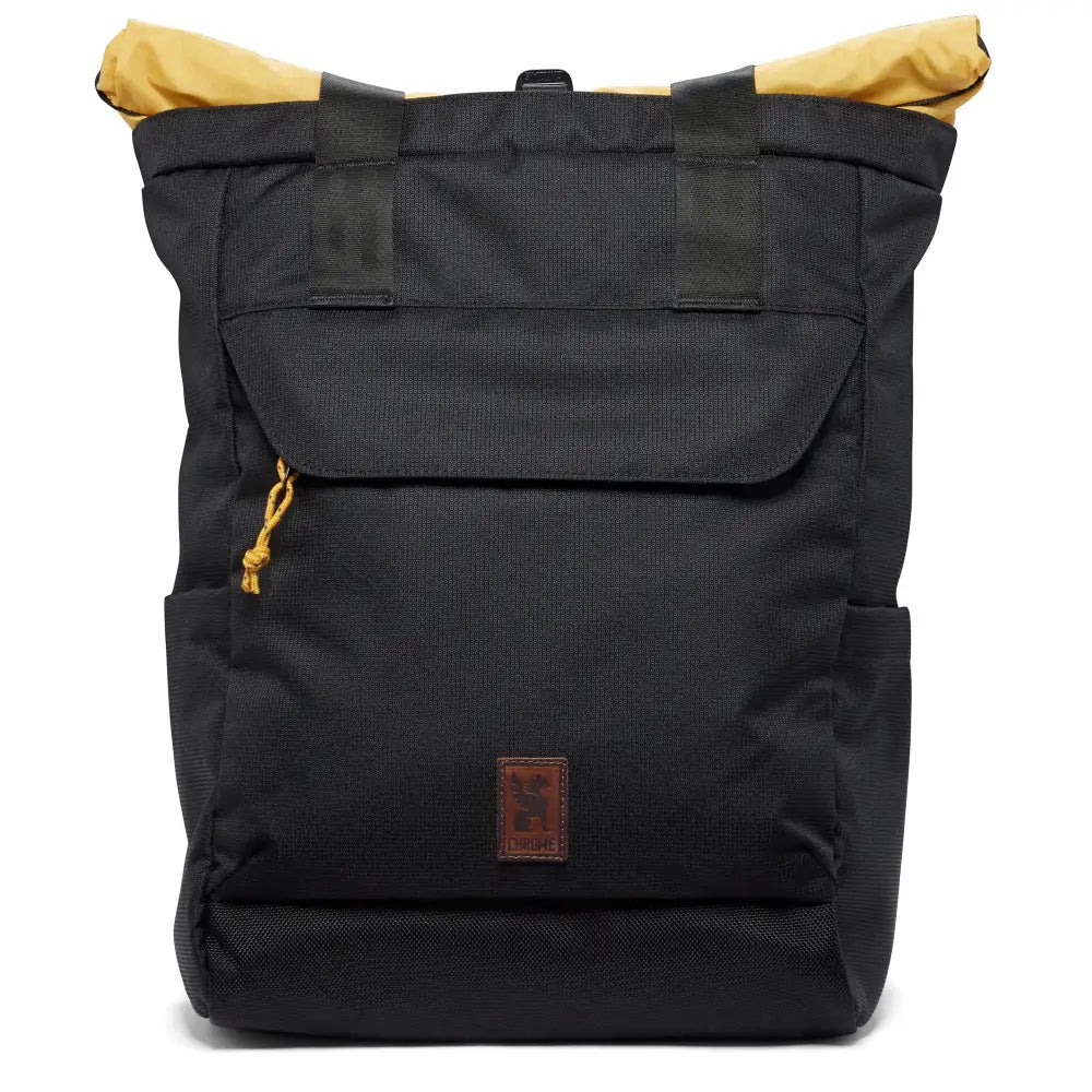 Ruckas Tote Black: Versatile Water-Resistant Bag with Padded Laptop Sleeve