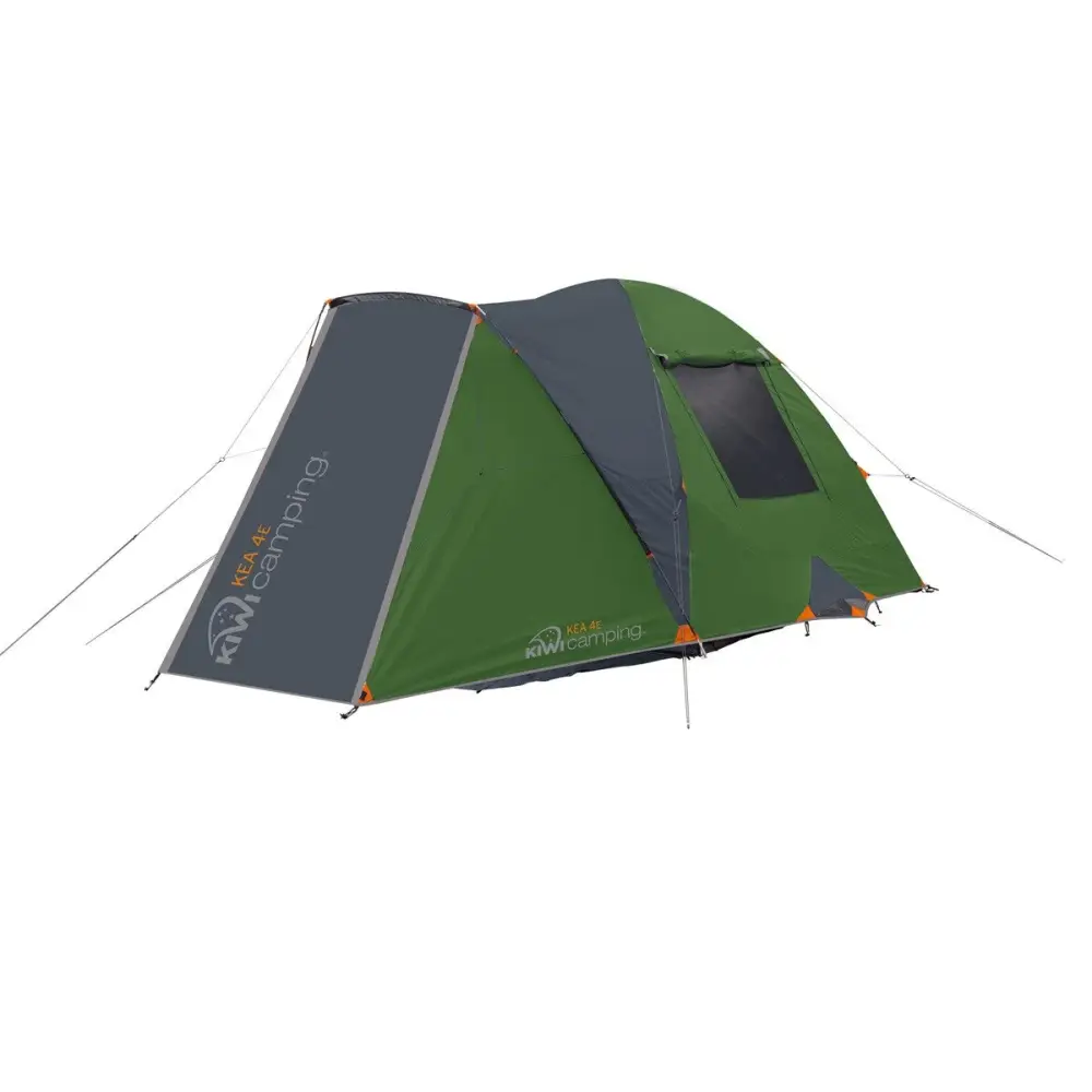 Tent Kea 4E Kiwi Dome II: 2 Entrances, Extended Vestibule & Floor Storage