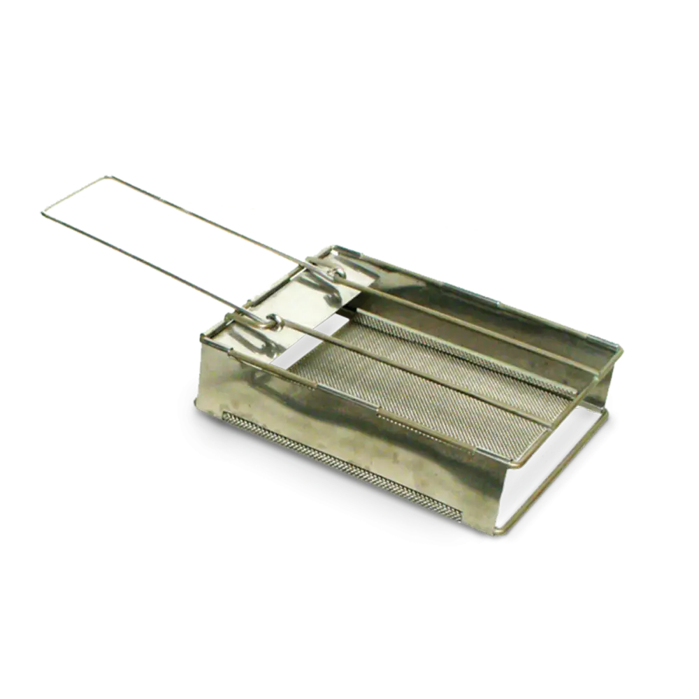 Stainless Steel Hand Toaster for Camping Stoves | Toast Safely on the Go