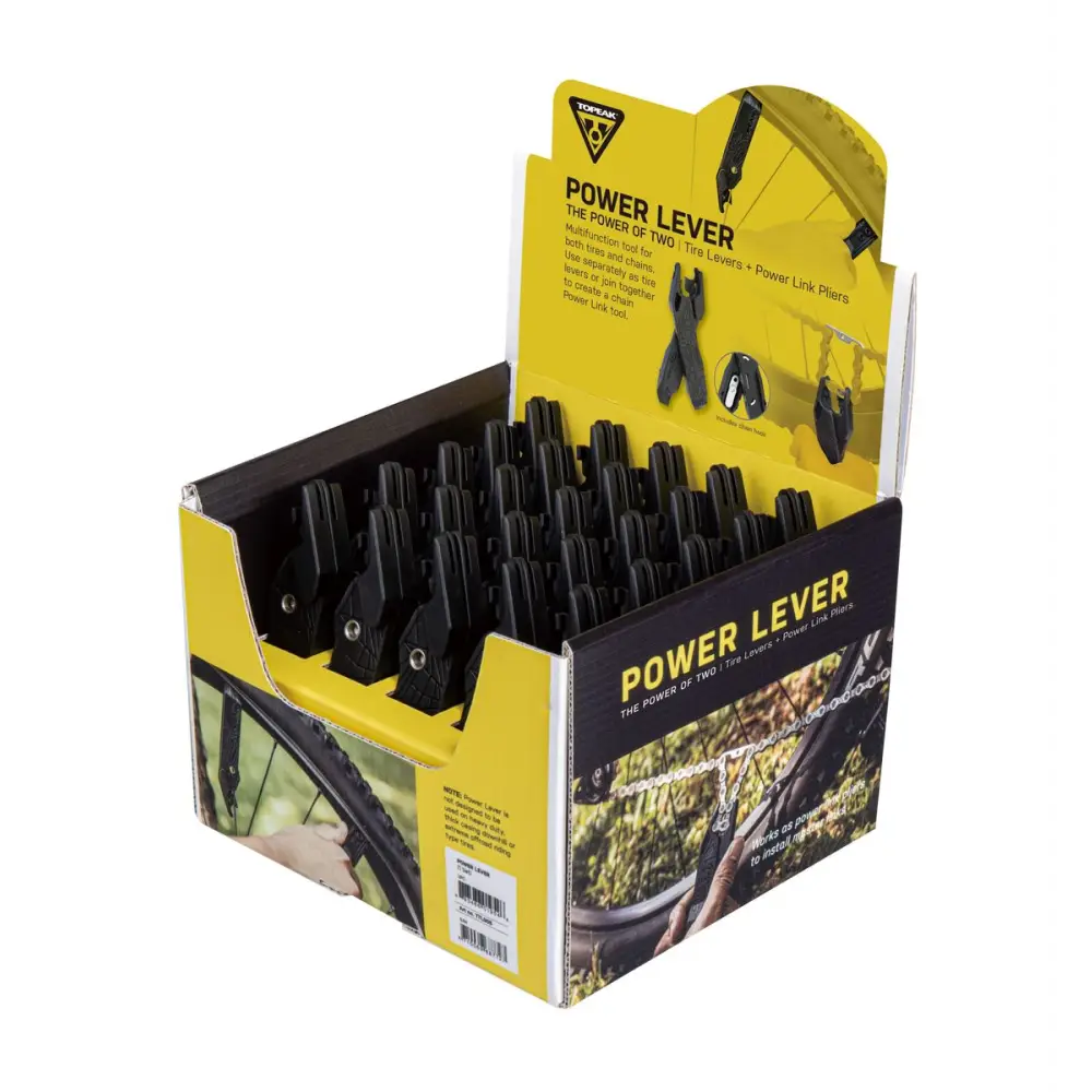 Topeak Power Lever Counter Display Box - 25 Levers for Easy Tire Link ...