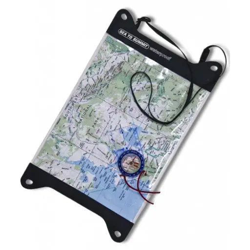 Durable Waterproof TPU Map Case with Zip Lock Closure & Multipurpose Loops