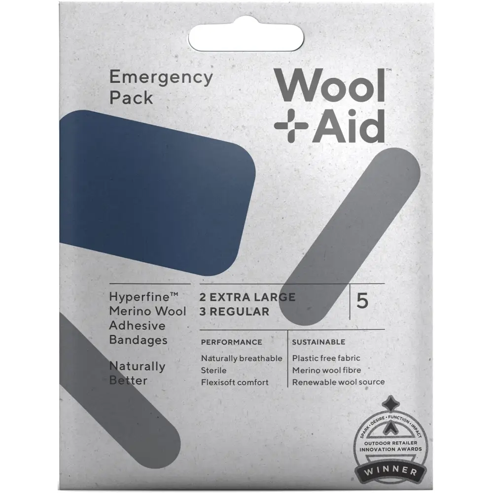 Wool Aid Merino Adhesive Bandages for Sustainable Wound Management